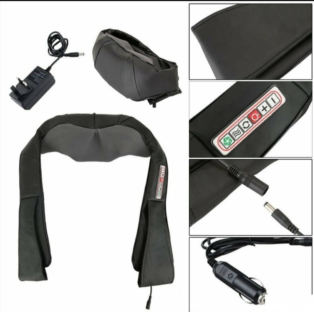 Masazer za ledja,ramena,vrat Crni Shiatsu masazer 6 dugmica - Masazer ...