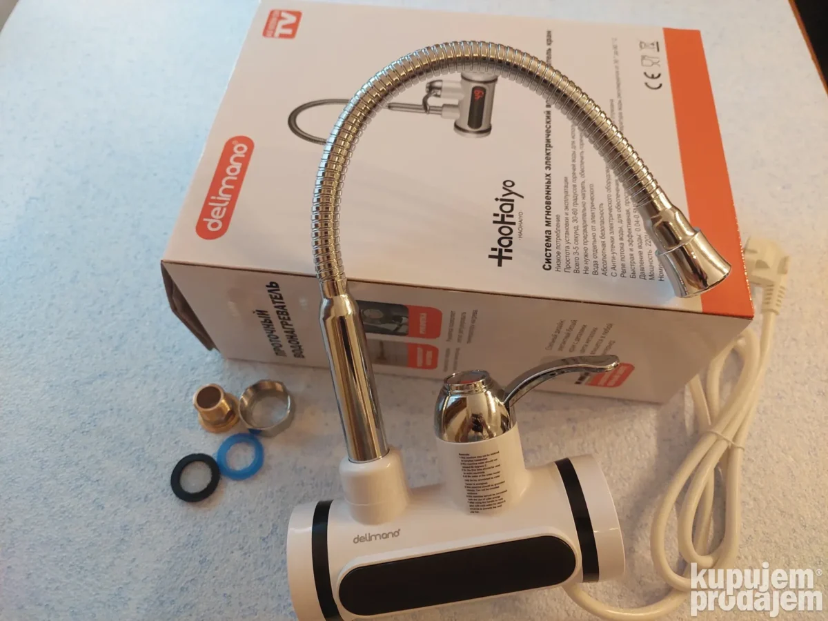 Zidna cesma bojler slavina za zid Delimano repl. sa grejacem - Zidna ...