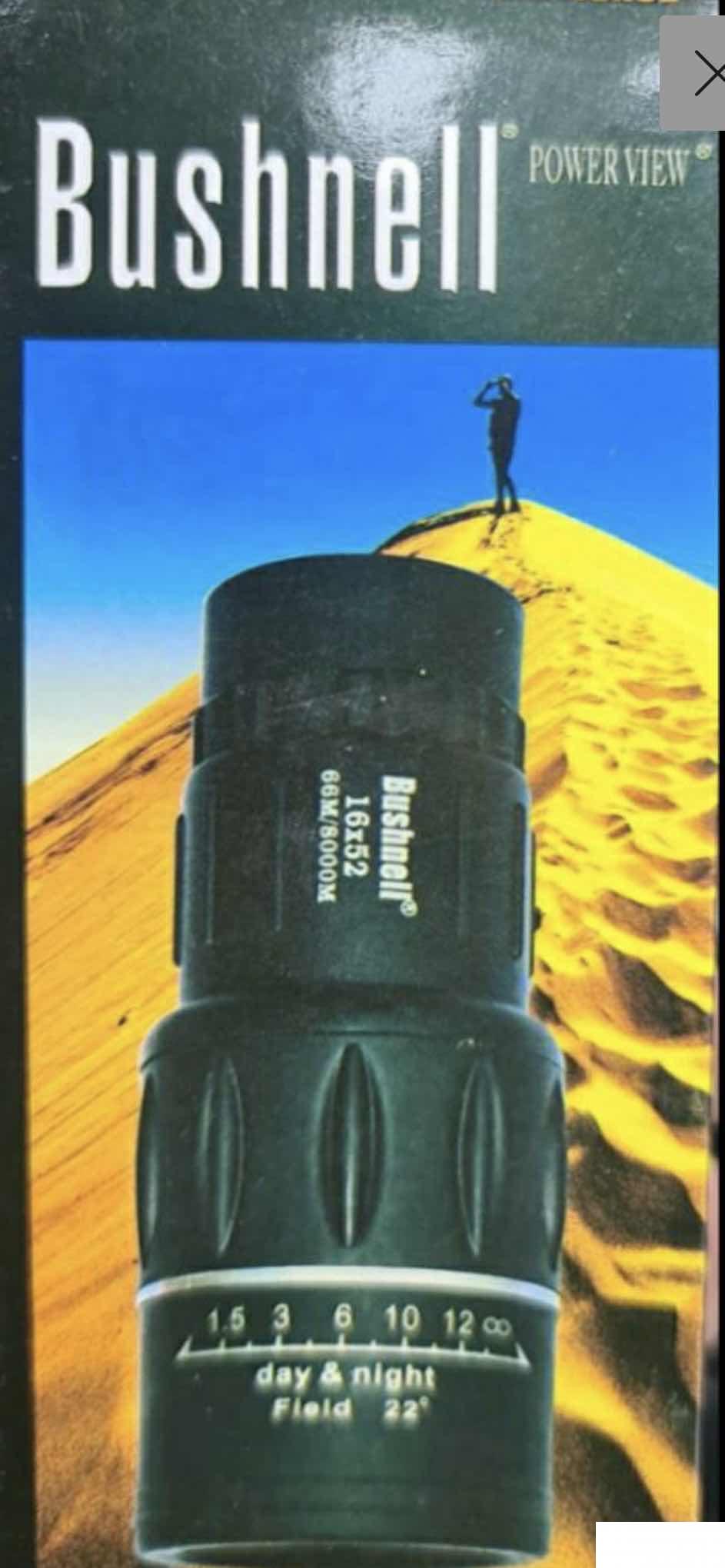 NOVO! monokular bushnell optika-16×52 - A365 shop